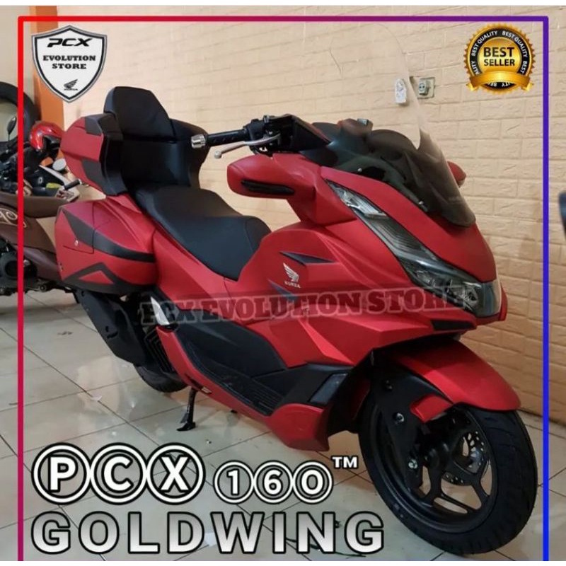 Jual Modifikasi PCX 160 model GOLDWING warna merah dop | Shopee Indonesia