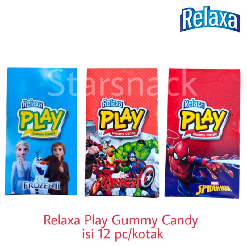 Jual Relaxa Play Gummy Candy isi 12 bj/box | Shopee Indonesia