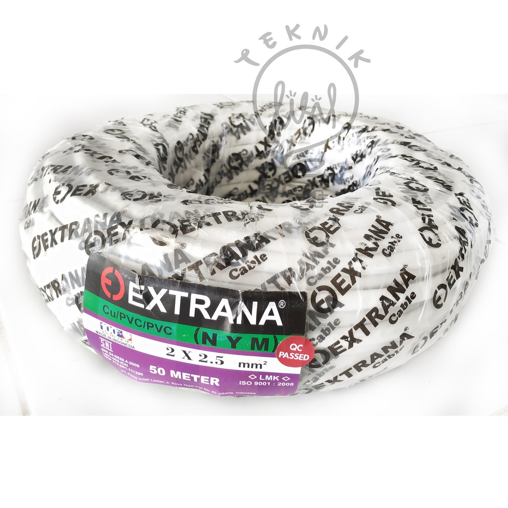 Jual KABEL EXTRANA NYM KAWAT LISTRIK 2 X 2.5 PER ROLL 50M KNE0202110AA ...