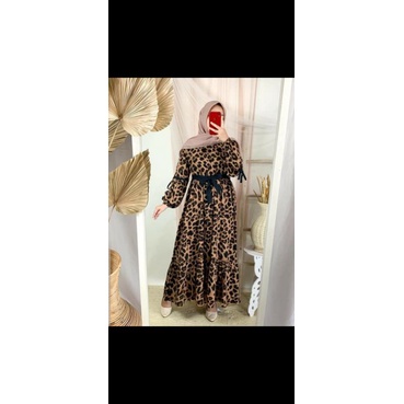 Jual Gamis Leopard CO kak Mala | Shopee Indonesia