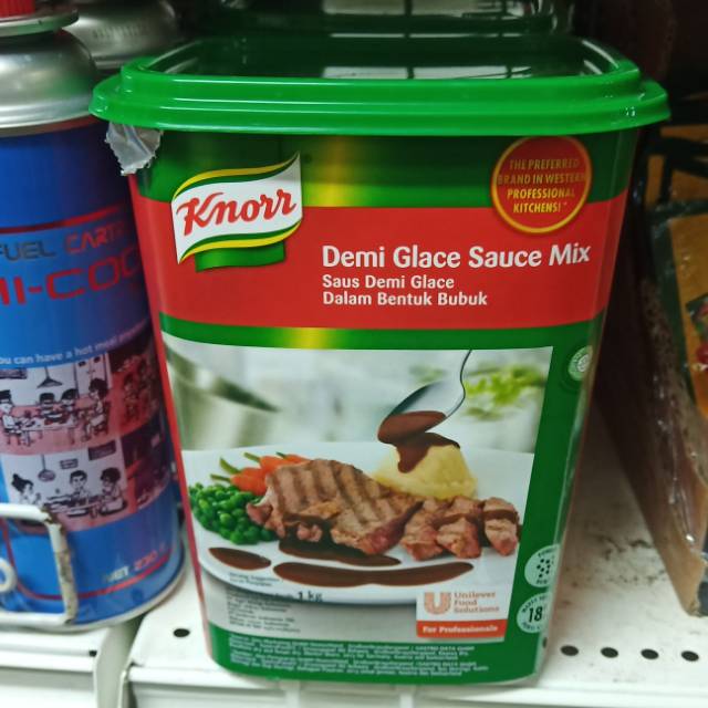 Jual Knorr knor knoor demi glace sauce mix tube 1 kg / saus demi glace dalam bentuk bubuk ...
