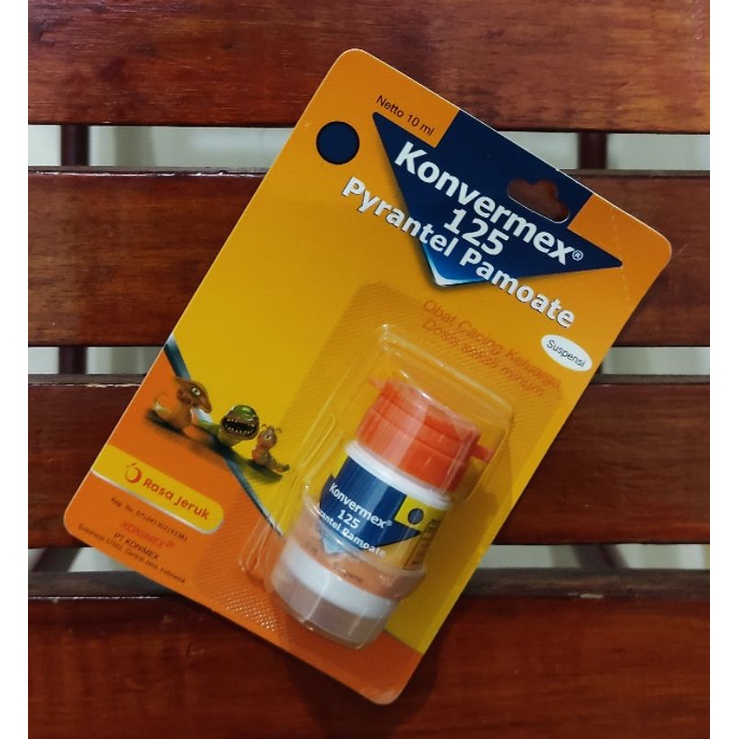 Jual Konvermex Sirup Obat Cacing Anak / 125 Mg / Mengatasi Sebelum ...