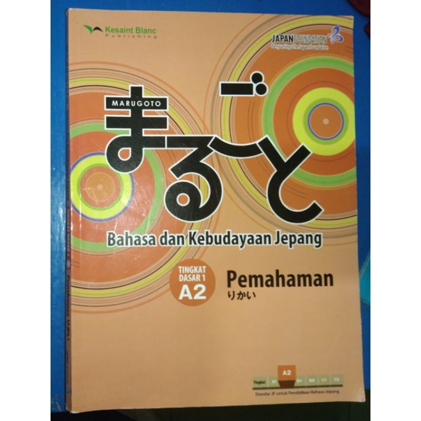 Jual Buku Pemahaman Bahasa dan Kebudayaan Jepang Tingkat Dasar 1 A2 ...