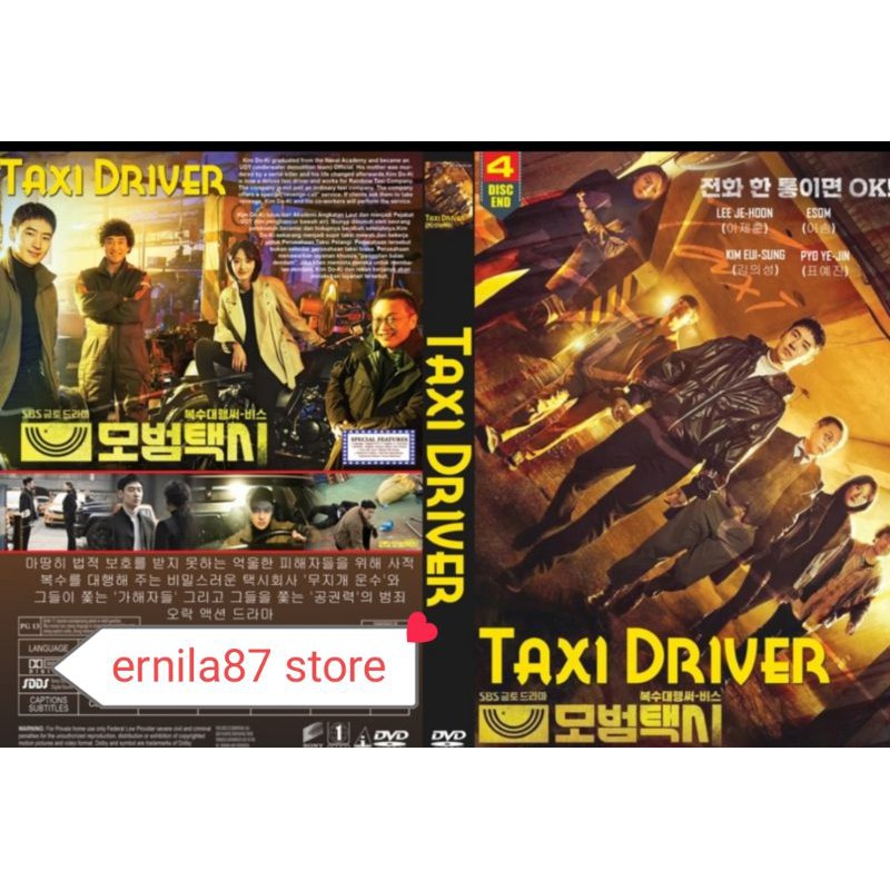 Jual Kaset Drakor Taxi Driver 4 Disc Tamat Shopee Indonesia