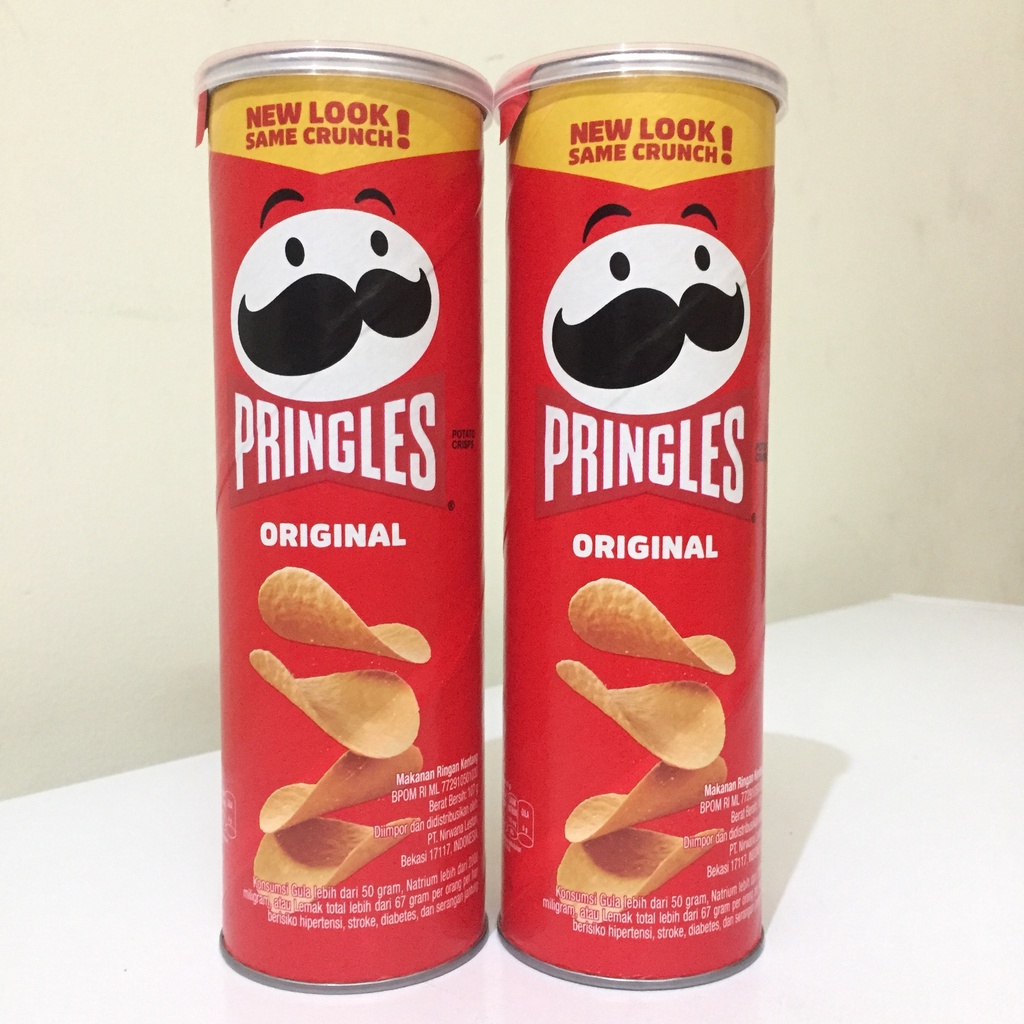 Jual PRINGLES ORIGINAL POTATO CHIPS 107 GRAM / KERIPIK KENTANG ORIGINAL ...