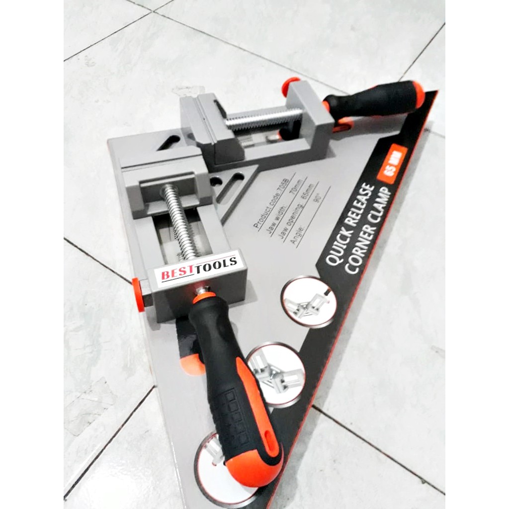 Jual clamp corner quick clamp & release / catok siku body jumbo / catok ...