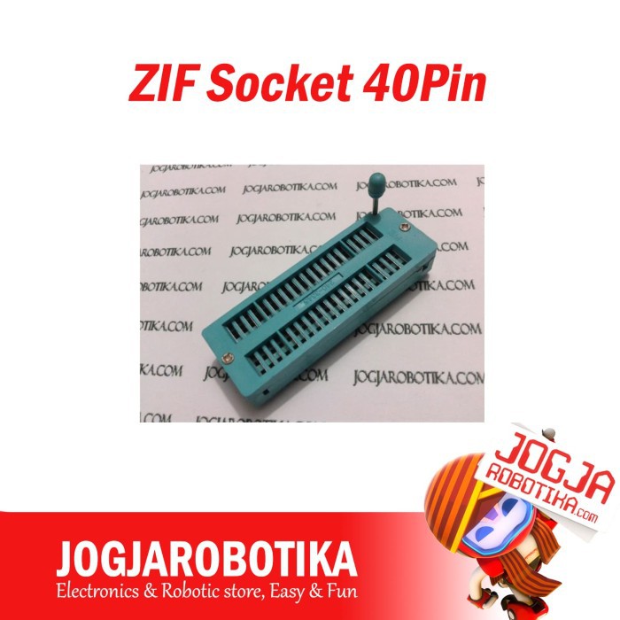 Jual ZIF Socket 40 Pin TFX Tool Zip DIP 40 Soket Programmer | Shopee ...