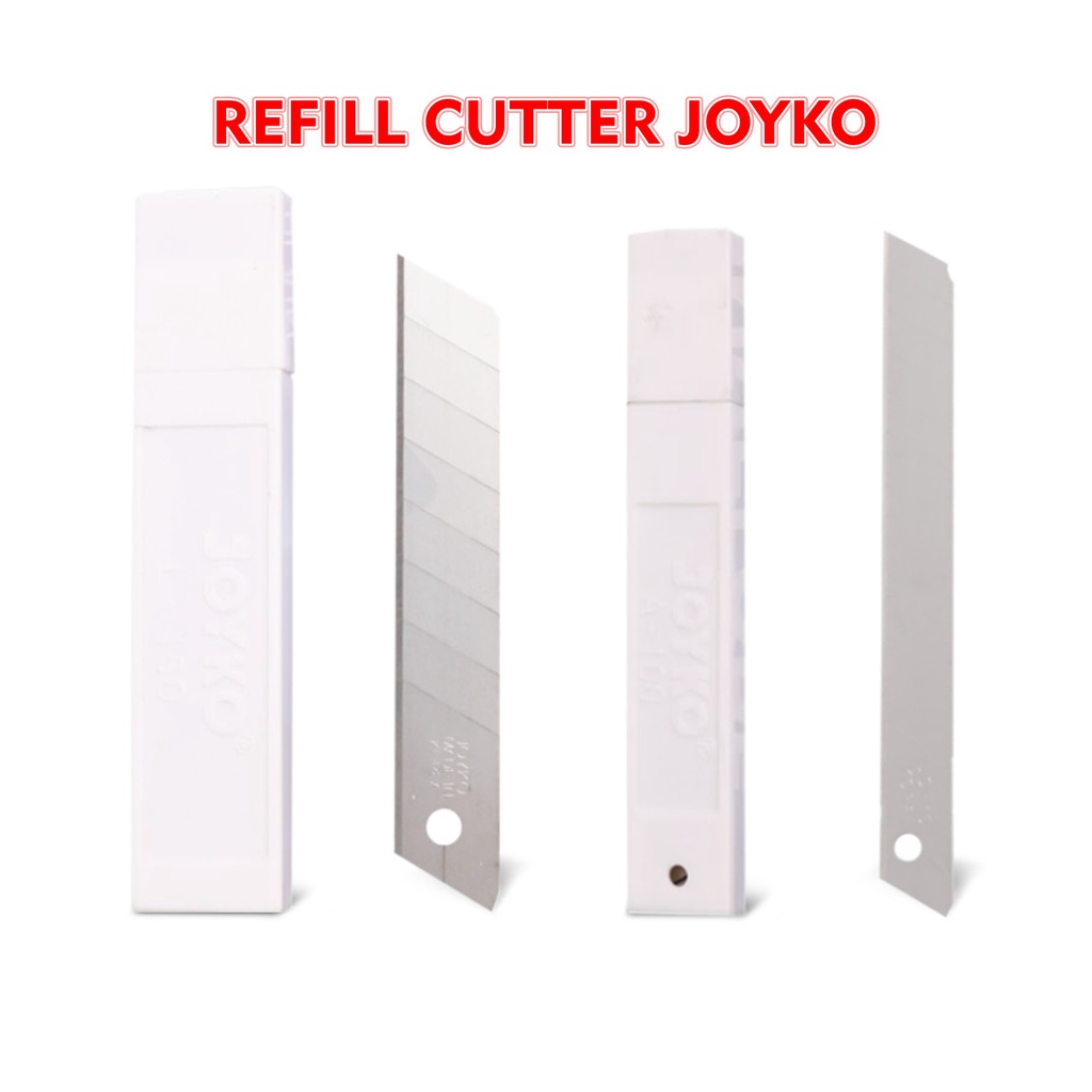 Jual Isi Ulang Cutter Refill Joyko Isi 5 Mata Pisau Ukuran Besar dan ...