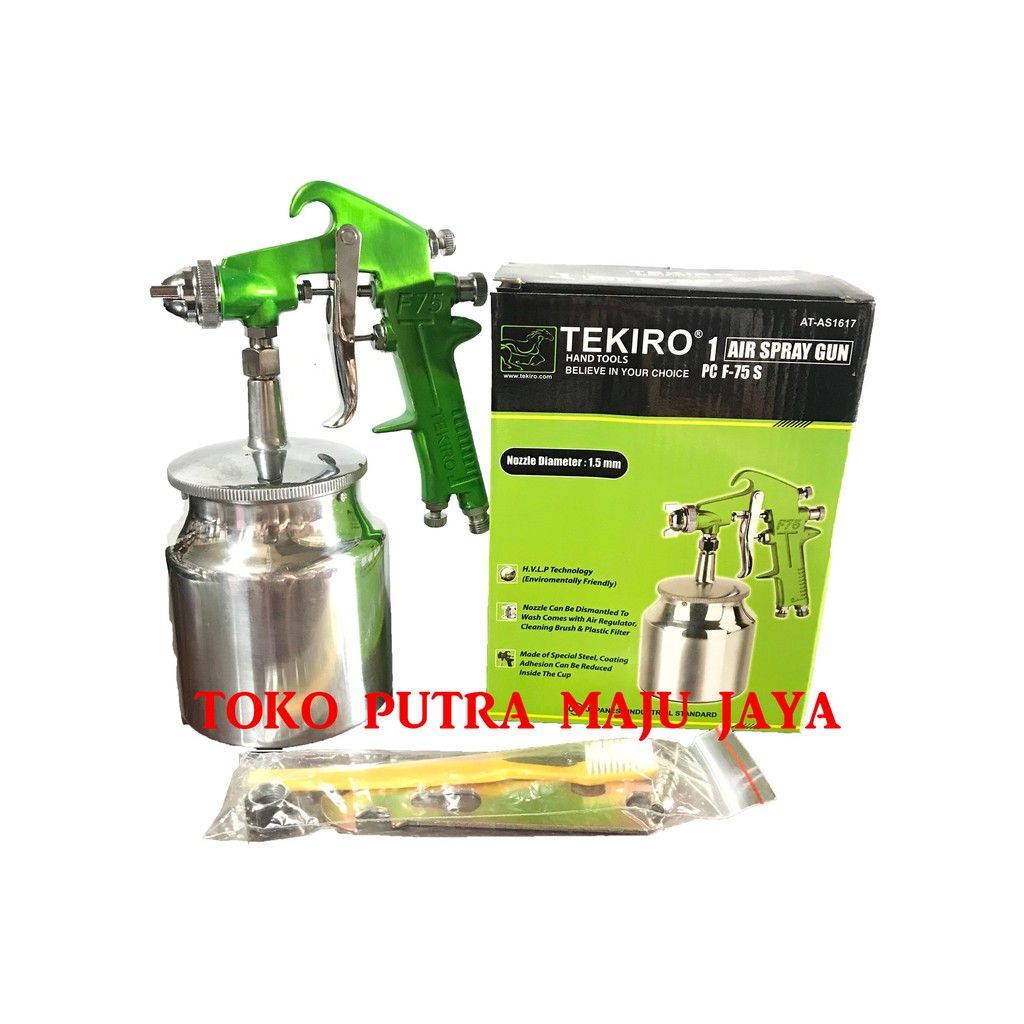 Jual SEMPROTAN CAT TABUNG BAWAH F75 S TEKIRO SPRAY GUN TEKIRO | Shopee ...
