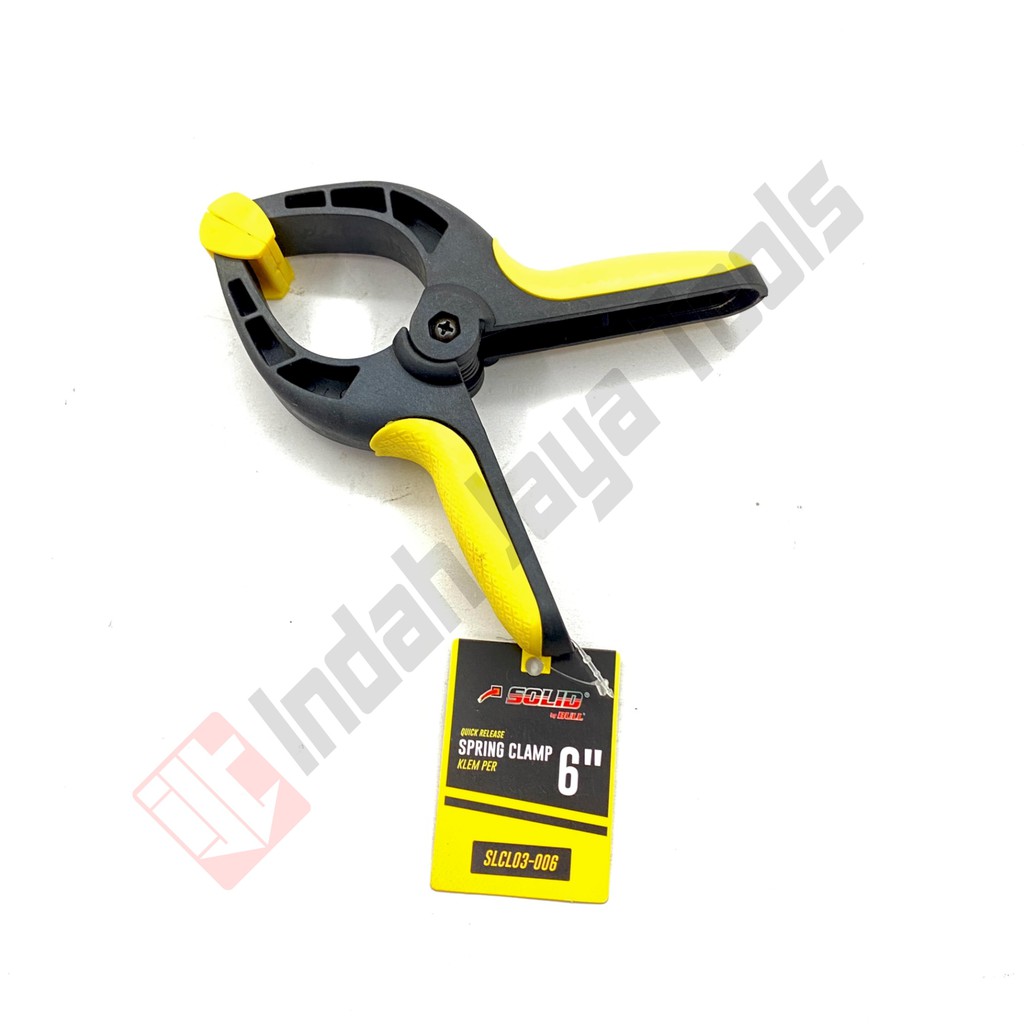 Jual SOLID Spring Clamp 3 4 6 Inch Nylon Alat Penjepit Kayu Besi Klem ...
