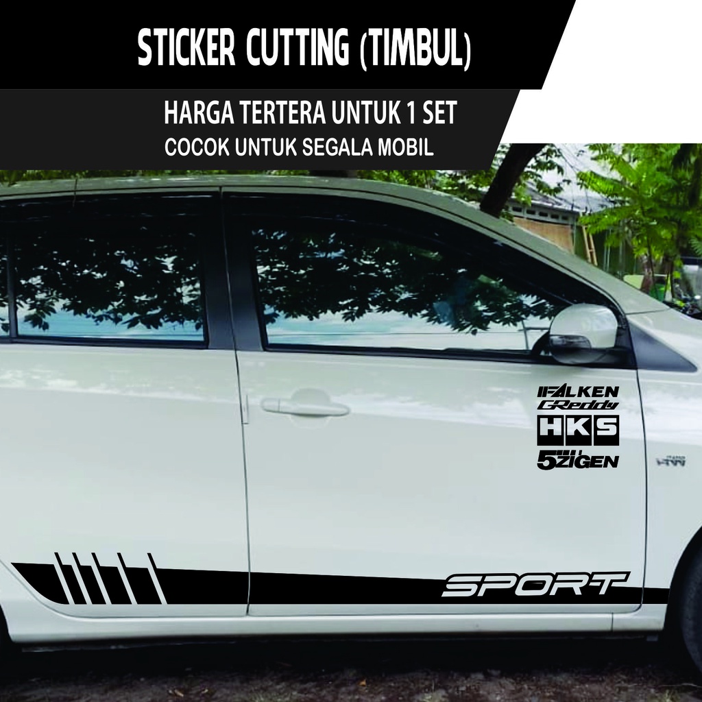 Jual STICKER STRIPING STIKER VARIASI MOBIL SIGRA,AVANZA,INNOVA,XENIA ...