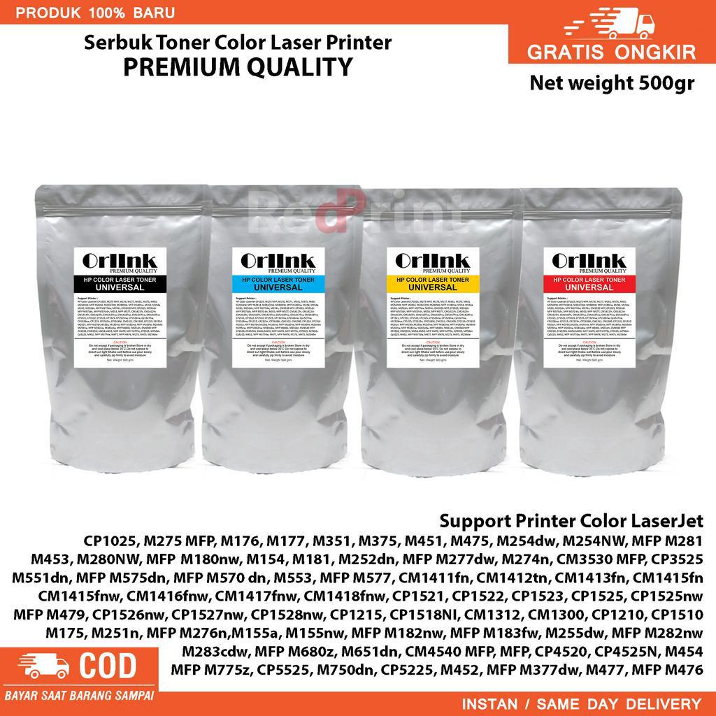 Jual Serbuk Toner Color Laser Printer M155a, M251, CP1025, M281, M154 ...