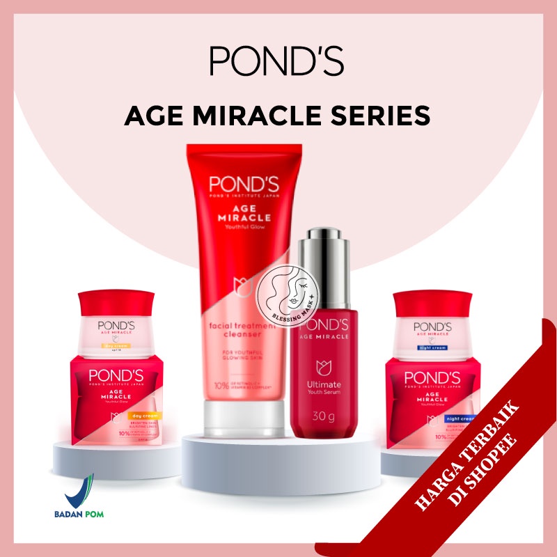 Jual Ponds Age Miracle Ultimate Youth Essence - 30gr | Facial Cleanser ...