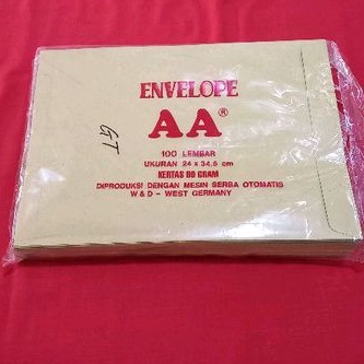Jual 1 Lembar Amplop AA Coklat Ukuran 24 x 34,5 cm (folio) | Shopee ...
