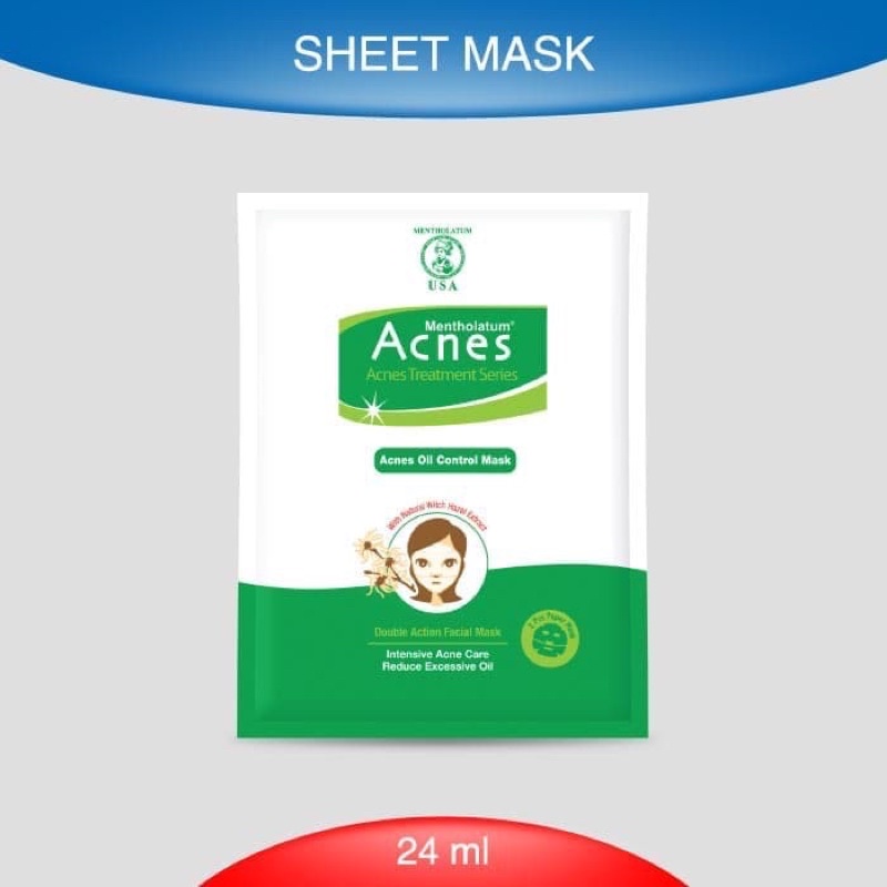 Jual Acnes oil control sheet mask isi 2 lembar masker | Shopee Indonesia
