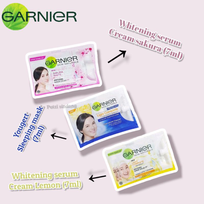 Jual Garnier Yougert Sleeping Mask | Bright Complete | Sakura Glow ...