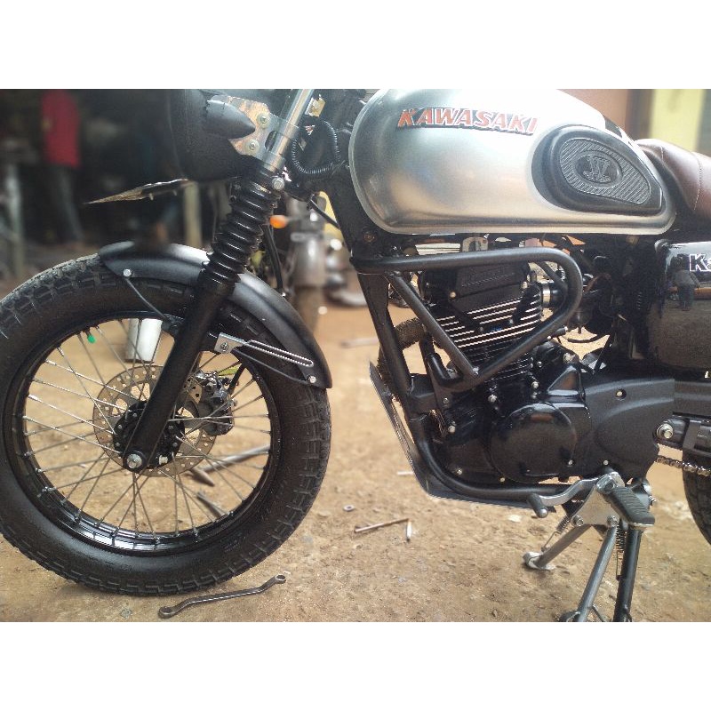 Jual crasbar engine guard Kawasaki w175 tr w175 se w175 cafe | Shopee ...