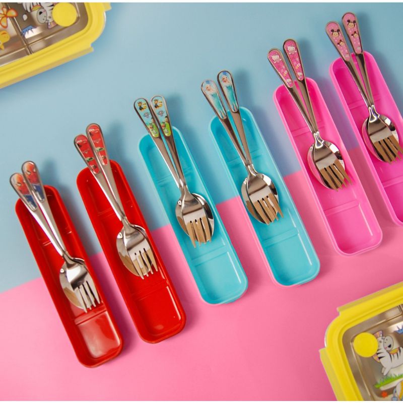 Jual Sendok set karakter/sendok stainless karakter/set sendok anak ...