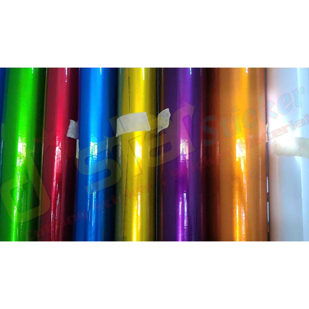 Jual Bahan Sticker / skotlet / vinyl warna Metalik | Shopee Indonesia