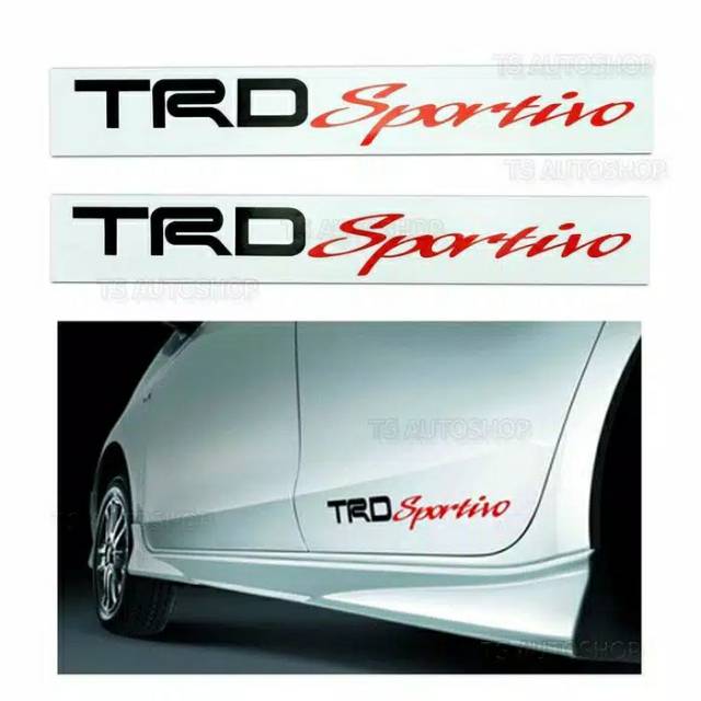 Jual sticker mobil variasi body trd sportivo stiker mobil | Shopee ...