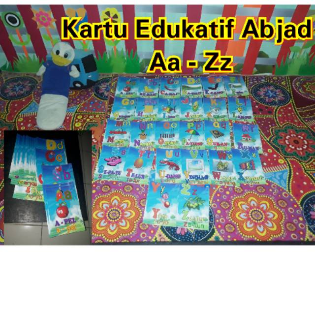 Jual Kartu edukatif anak abjad alphabet | Shopee Indonesia