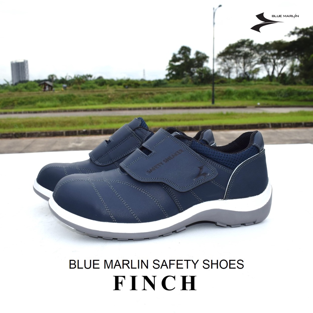 Jual Jual Sepatu Safety Shoes Blue Marlin Finch Original Harga Murah ...