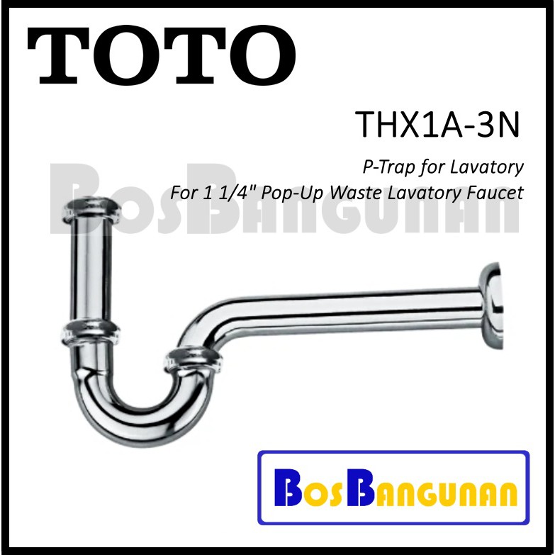 Jual Sifon Wastafel TOTO THX1A-3N / Sifon Pembuangan Air Wastafel TOTO ...