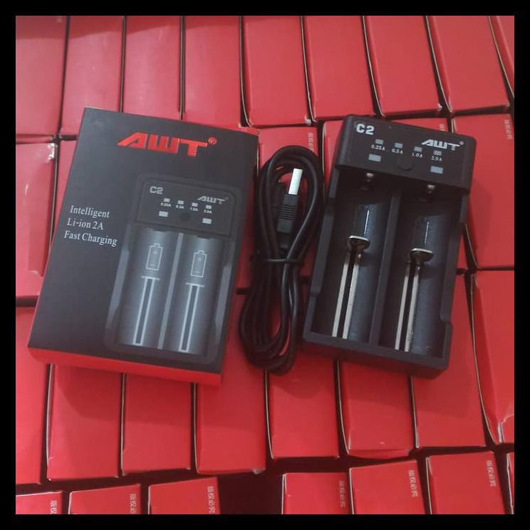 Jual Charger AWT C2 for Vaping - Fast Charging ( charger rokok elektrik ...