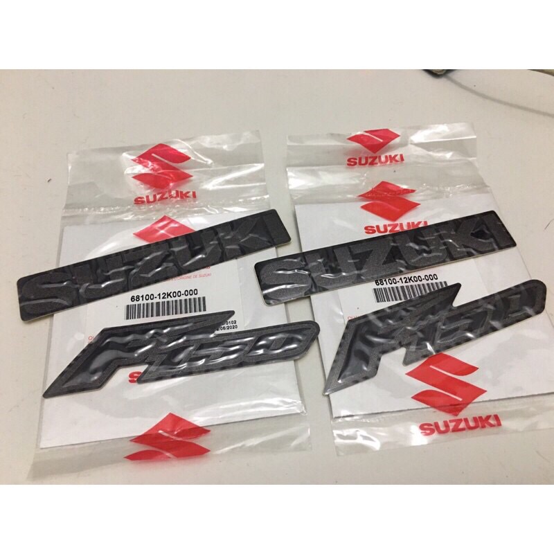 Jual Stiker Logo Sticker Tulisan SUZUKI F150 Satria Injeksi Black ...