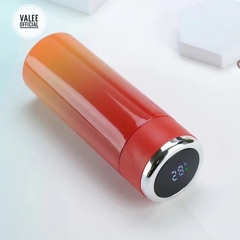 Jual TERMOS TEMPERATUR LED STAINLESS VACUUM FLASK SAKURA LED polos ...