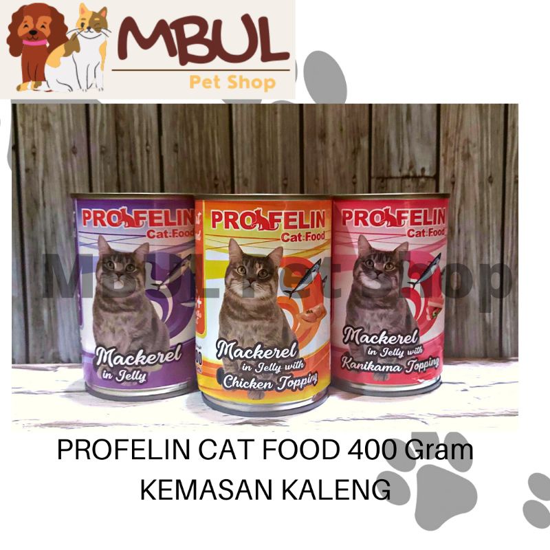 Jual Profelin Cat Food Makanan Kucing Basah Kemasan Kaleng 400 Gram ...