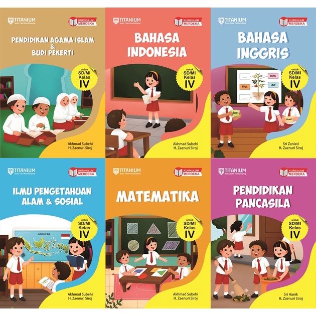 Jual Buku Teks Pendamping SD/MI Kelas 4 Kurikulum Merdeka Agama Islam, Pancasila, Bahasa ...