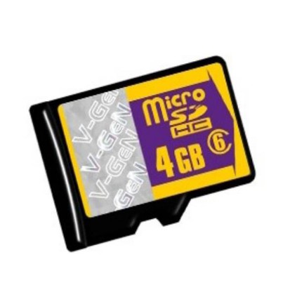 Jual MEMORY CARD V-GEN 4 GB CLASS 6/MICRO SD CARD VGEN ORIGINAL ...