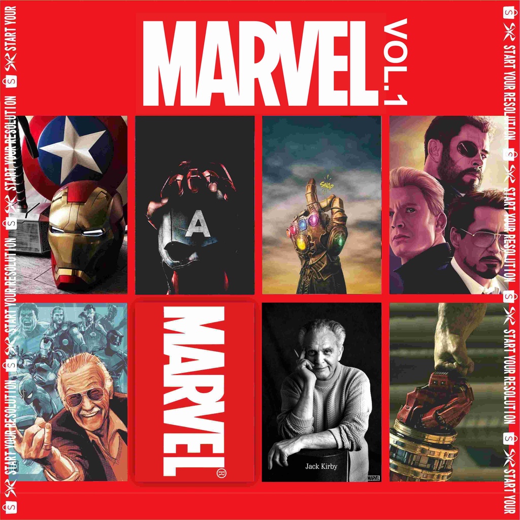Jual Poster Film Marvel Vol.1 - Marvel Cinematic Universe / Jack Kirby ...