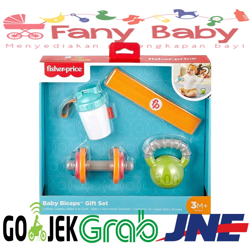 Jual Fisher Price Baby Biceps Musculation Mini Biceps Gift Set | Shopee ...