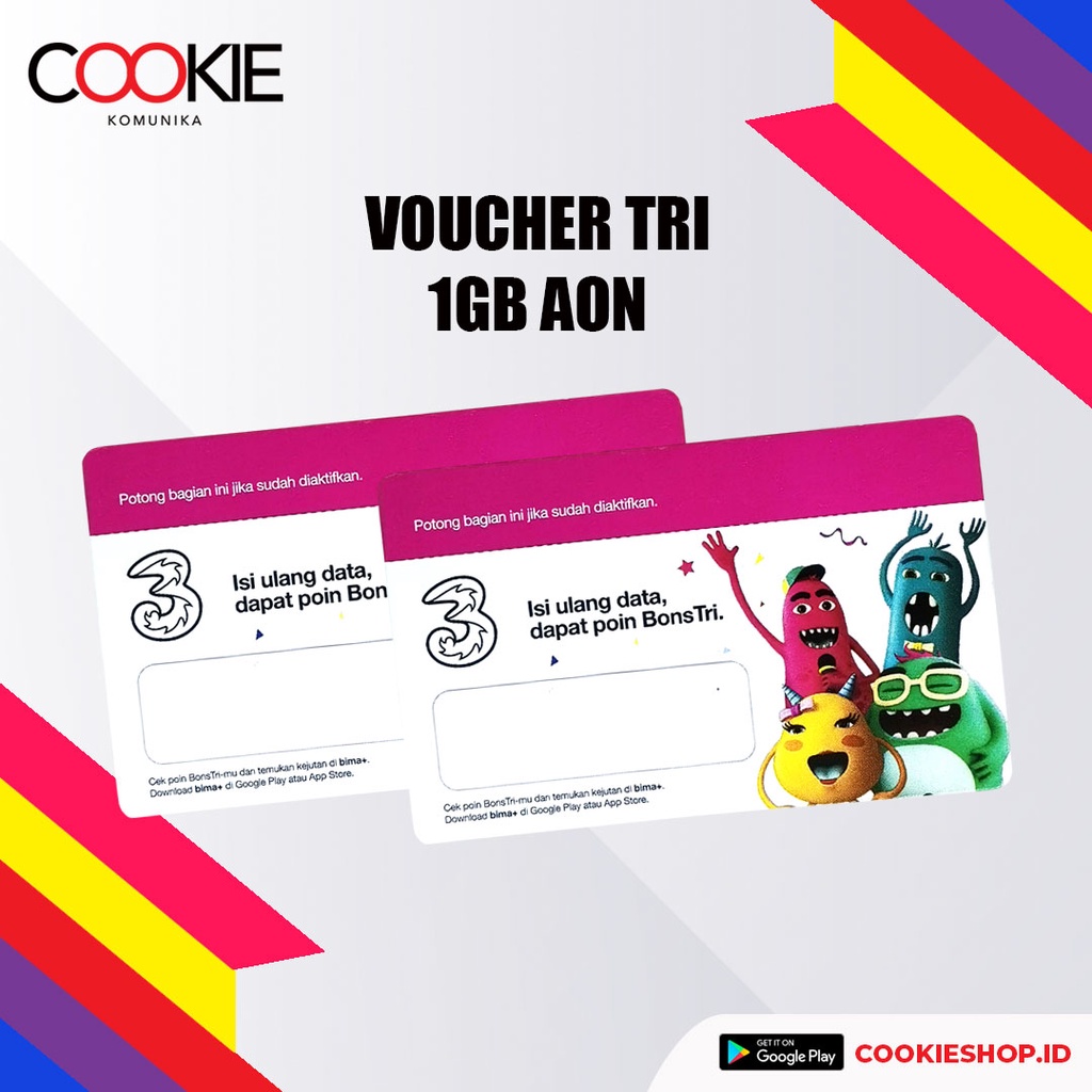 Jual VOUCHER TRI AON1 (BM 1,5GB) | Shopee Indonesia