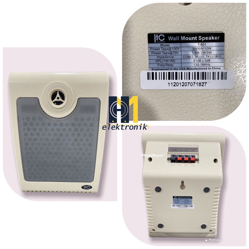 Jual Wall Mount Speaker ITC T601 speaker colom dinding | Shopee Indonesia