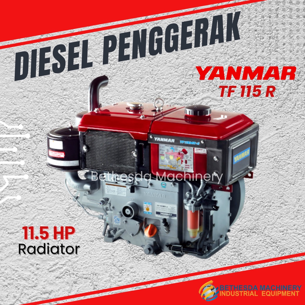 Jual Mesin Penggerak / Diesel Engine 11.5 Hp / 11.5 Pk YANMAR TF 115 R ...
