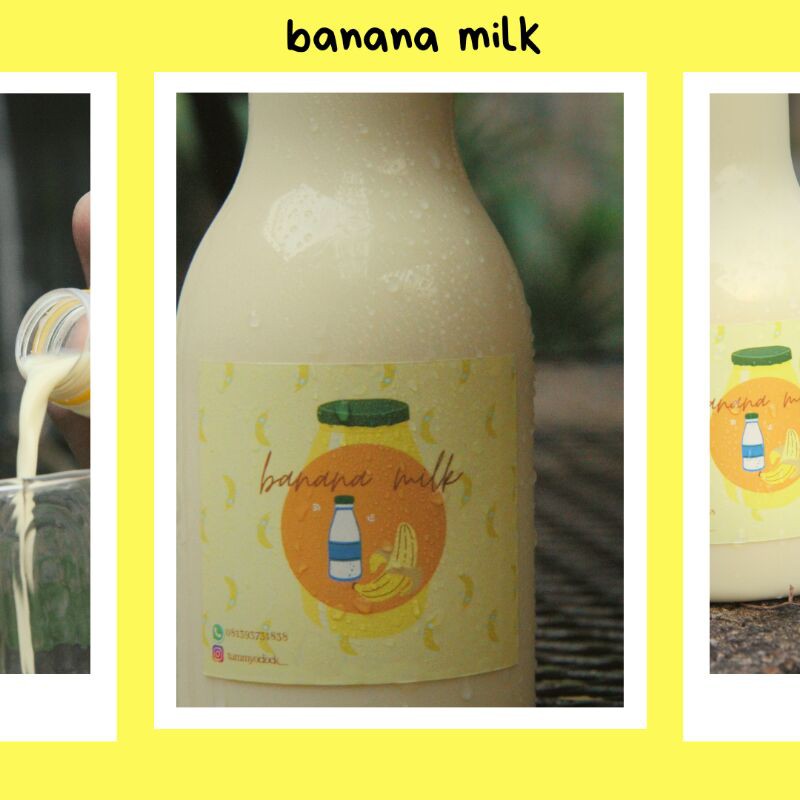 Jual Banana Milk/Susu Pisang/ #miripBinggraebotol | Shopee Indonesia