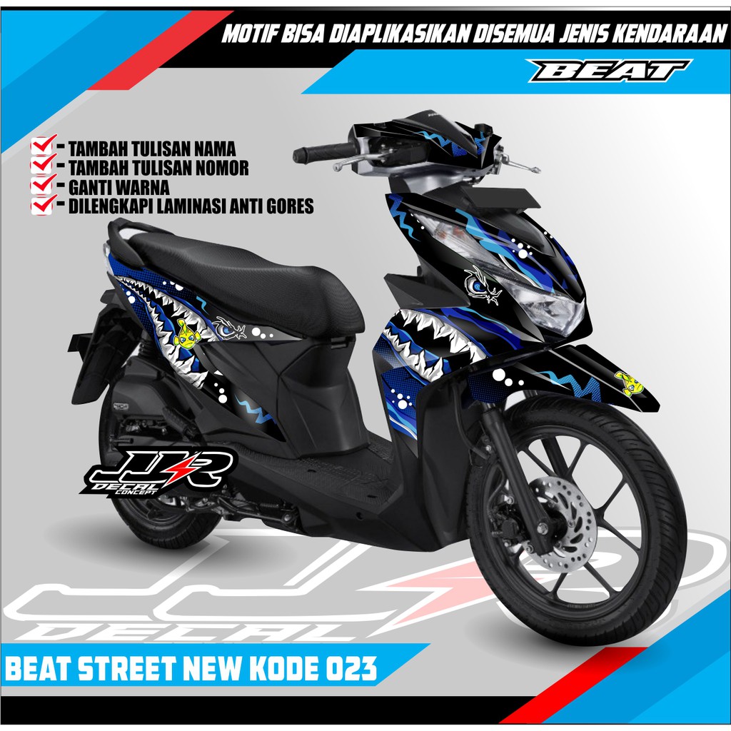 Jual Decal stiker Honda Beat Street/Honda All New BeAT CBS ISS Deluxe ...