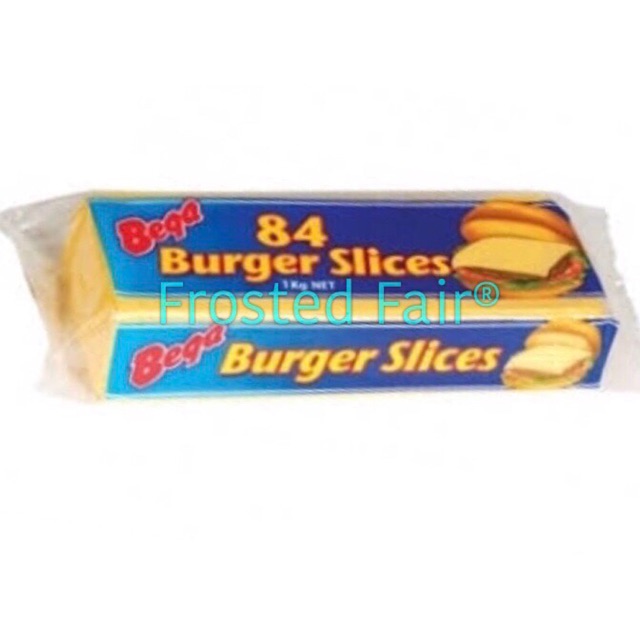 Jual Bega Yellow Cheddar Slice Cheese 1kg / keju burger melted cheese 1 ...