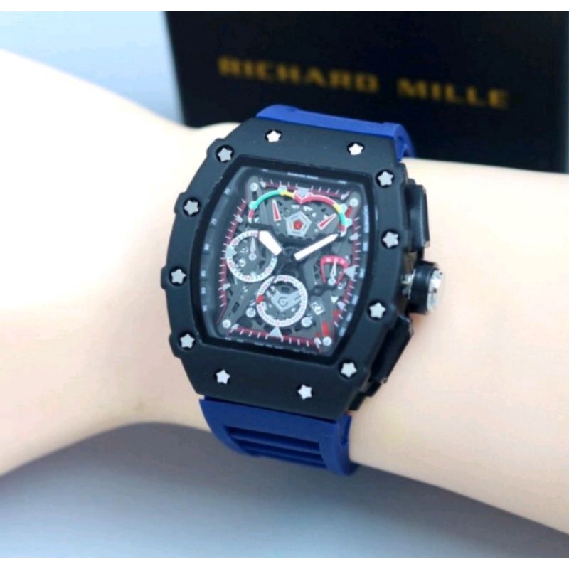 Jual JAM TANGAN PRIA RM RUBBER PREMIUM | Shopee Indonesia