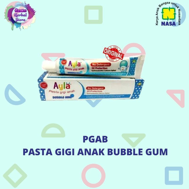 Jual PGAB//AYLA PASTA GIGI ANAK BLUEBERRY//PASTA GIGI ANAK//ORIGINAL ...
