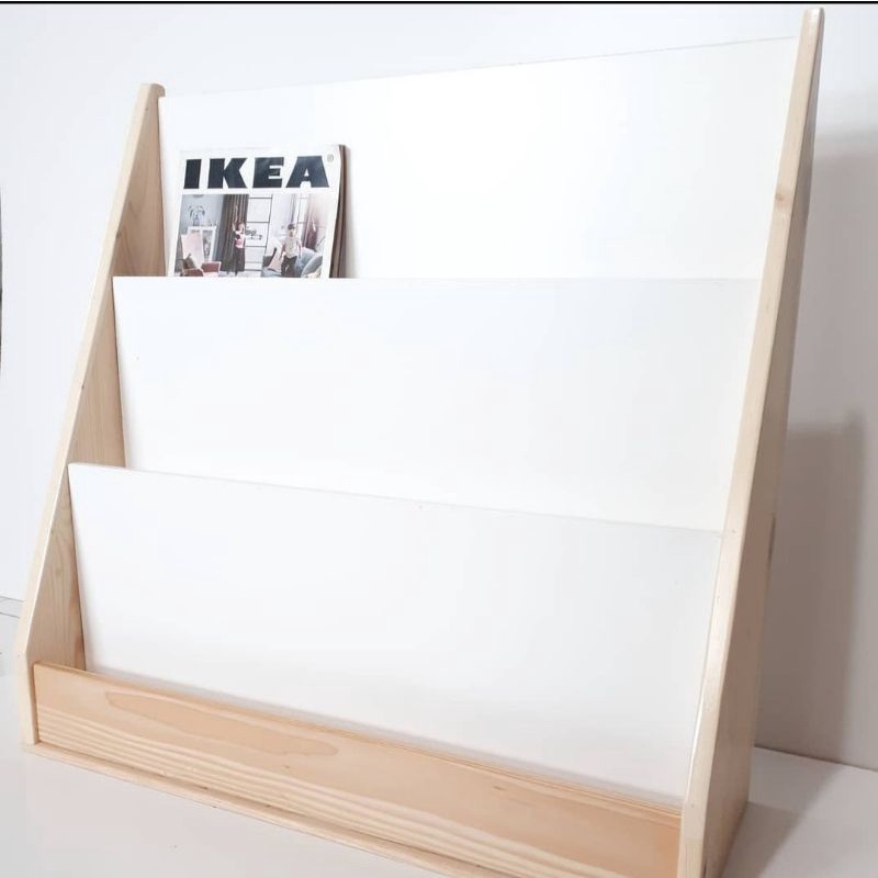 Jual rak buku miring 3 susun | Shopee Indonesia