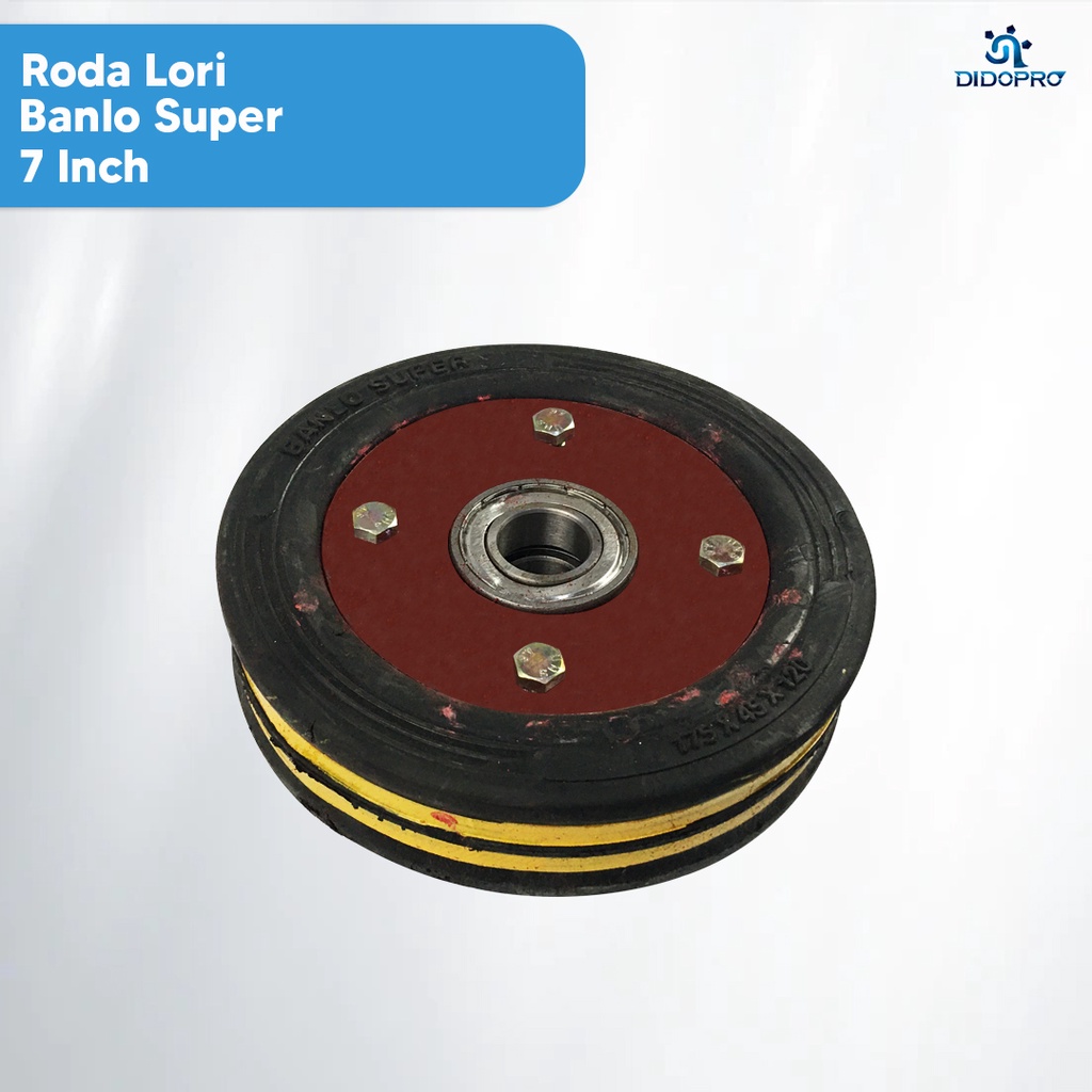 Jual Roda Lorry 7 inch Banlo Super / Troli / Trolley / Lori Gerobak ...