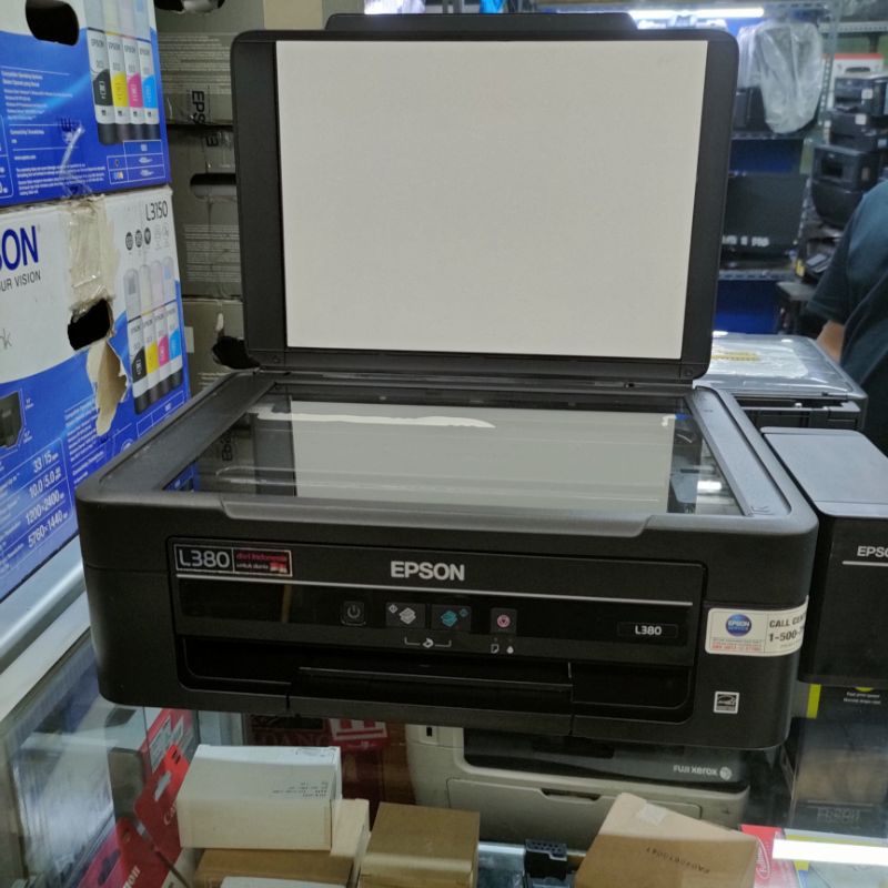 Jual printer Epson L380 Print Scan copy siap pakai | Shopee Indonesia