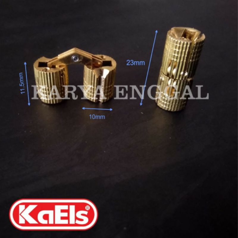Jual Engsel Kapsul Mini Gold / Engsel Tabung Bulat Emas / Engsel Emas ...