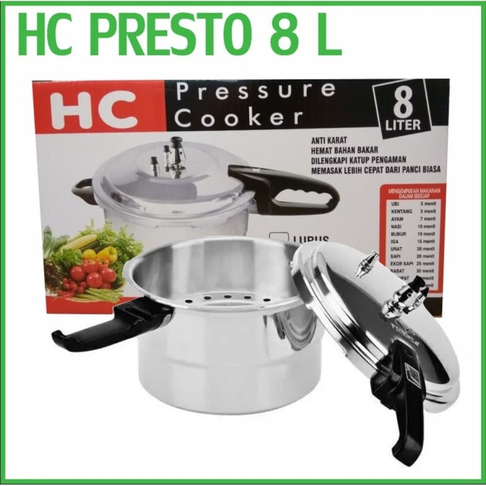 Jual presto- panci presto hc 8 liter -presto. | Shopee Indonesia