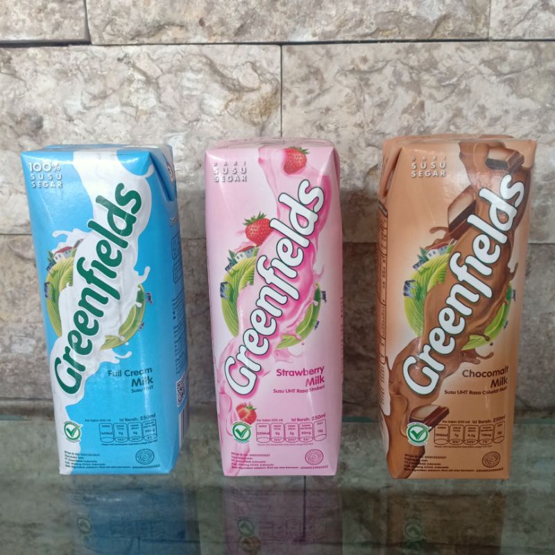 Jual Susu Greenfields Milk UHT 250 ml | Shopee Indonesia
