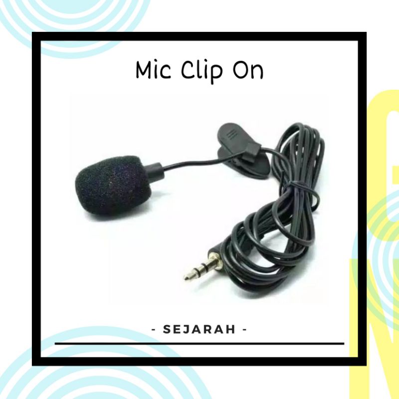 Jual Clip On Microphone 5,5mm Mix External For Smartphone/Android/PC ...